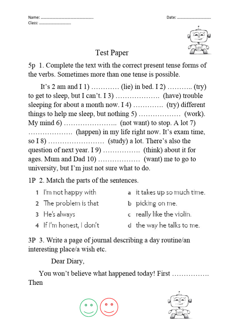 Test Paper | PDF