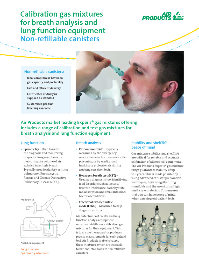 250 18 006 EN Feb18 Calibration Gas Mixtures For Breath Analysis | PDF ...