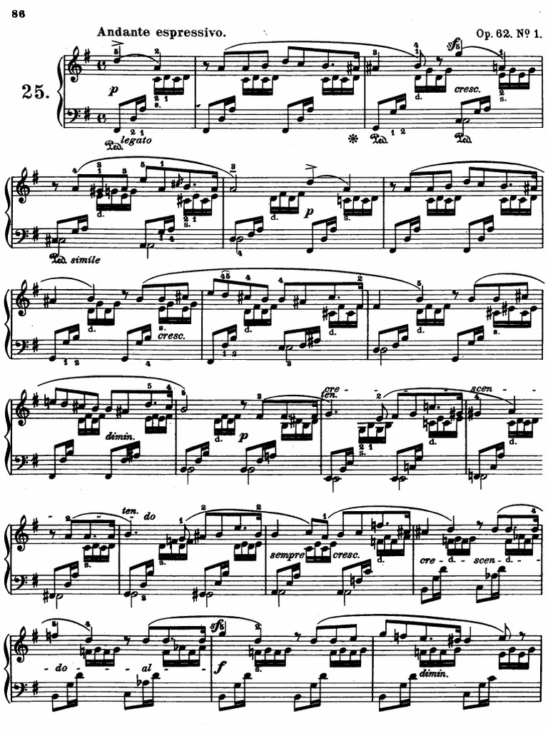 Mendelson Pesni Bez Slov 25-36 | PDF