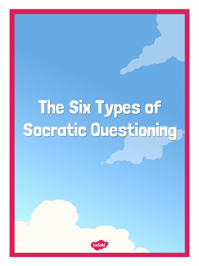 T2 T 167 Socratic Questioning Types Posters | PDF