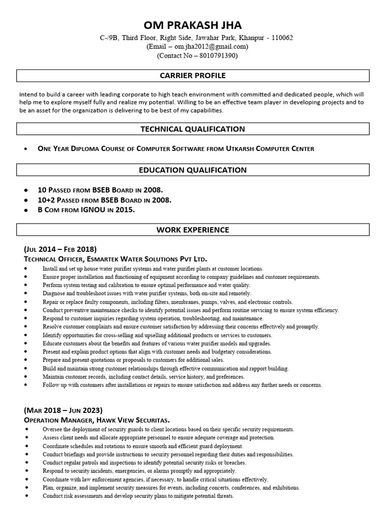 Sujit's Resume | PDF | Computer Security | Security