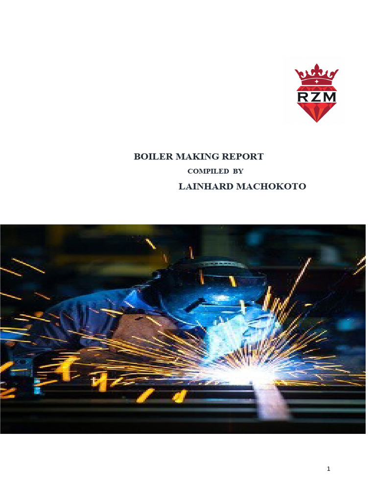 Lainhard Macho Boiler Making Report(2 | PDF | Welding | Construction
