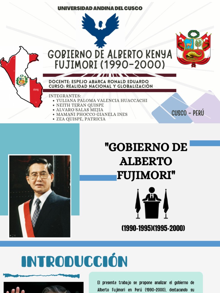 Gobierno de Alberto Fujimori (1990-2000) | PDF | Perú | Gobierno