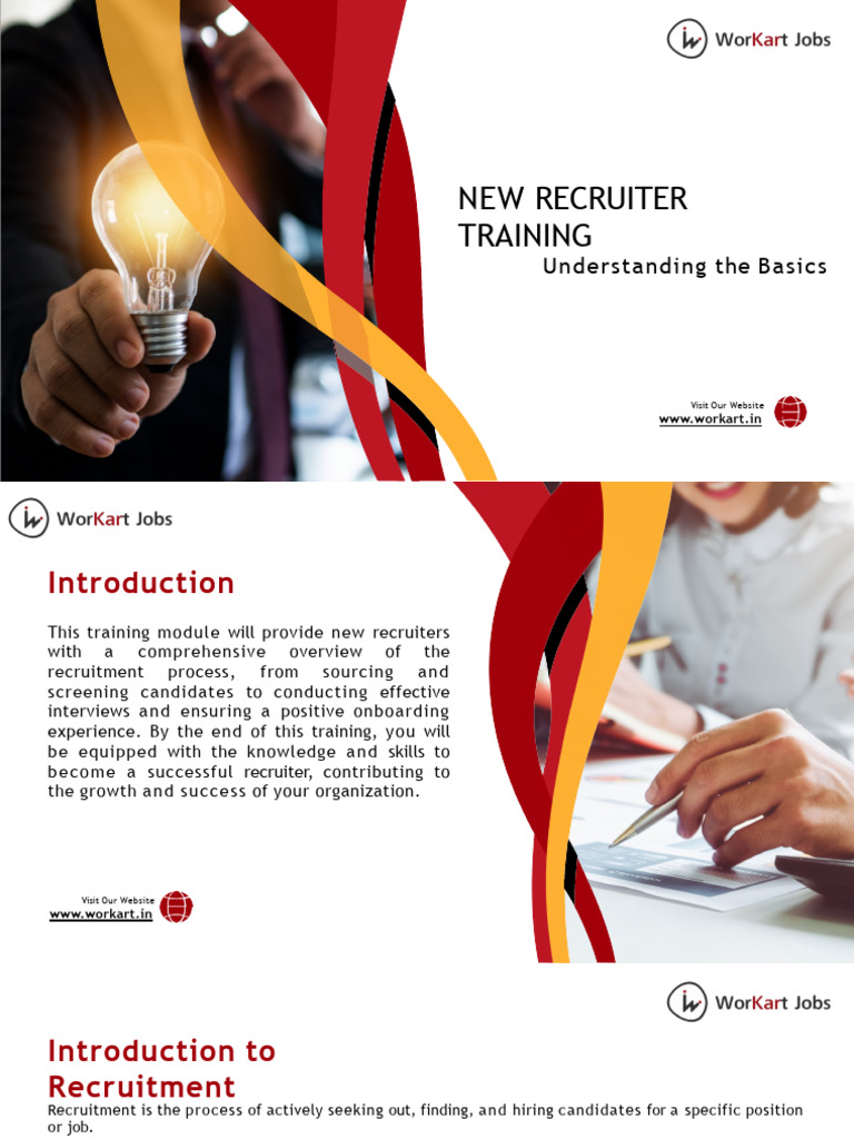 New Recruiter Training | PDF | Recruitment | Employee Retention