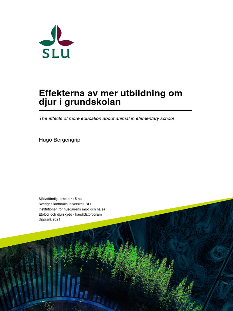 Grundskolan Lärande Djur | PDF