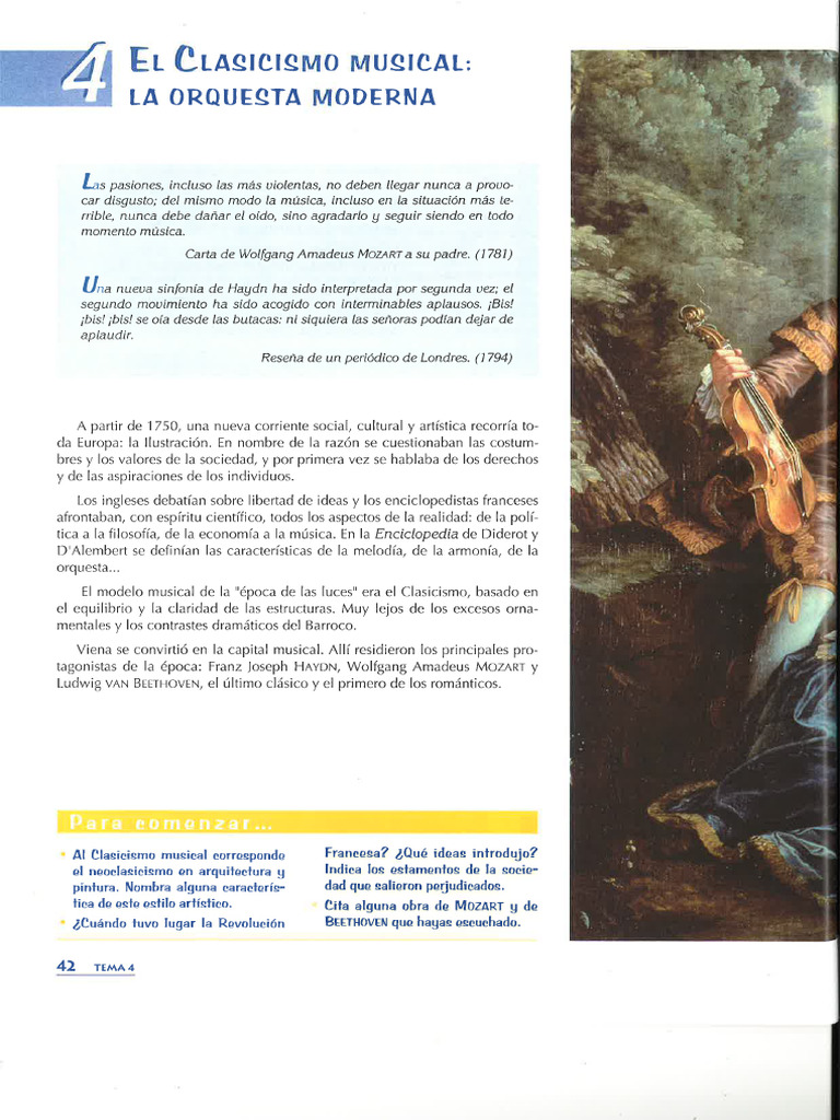 2ºESO Clasicismo | PDF