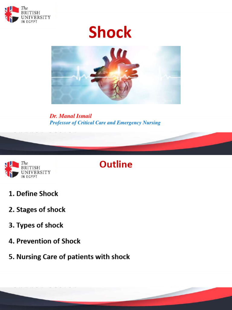 shock | PDF | Shock (Circulatory) | Human Diseases And Disorders