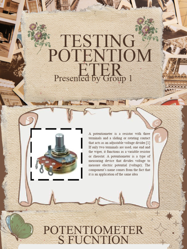 Potentiometer Testing and Function Guide | PDF