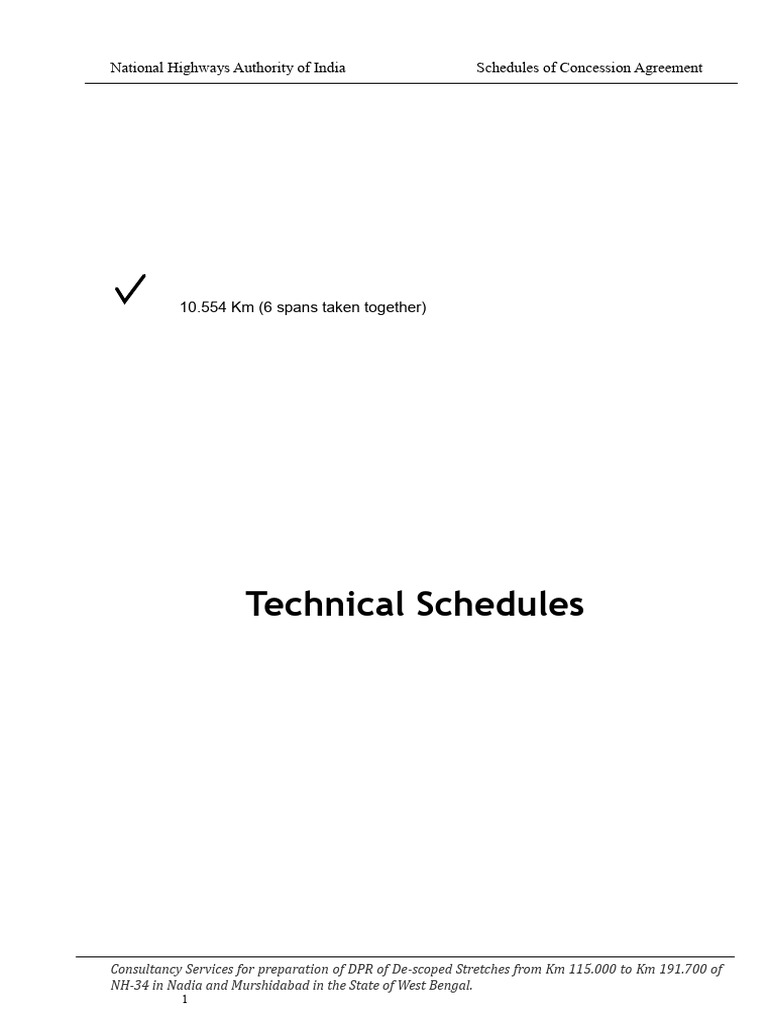 Schedules (A To D) | Download Free PDF | Electrical Engineering | Road ...
