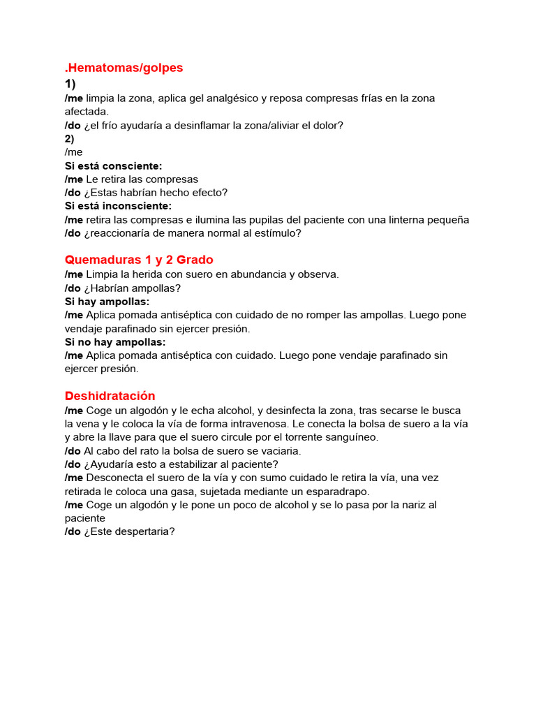 Heridas Ems Fivem | PDF