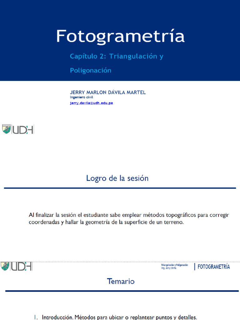 Clase 2 Fotogrametria | PDF