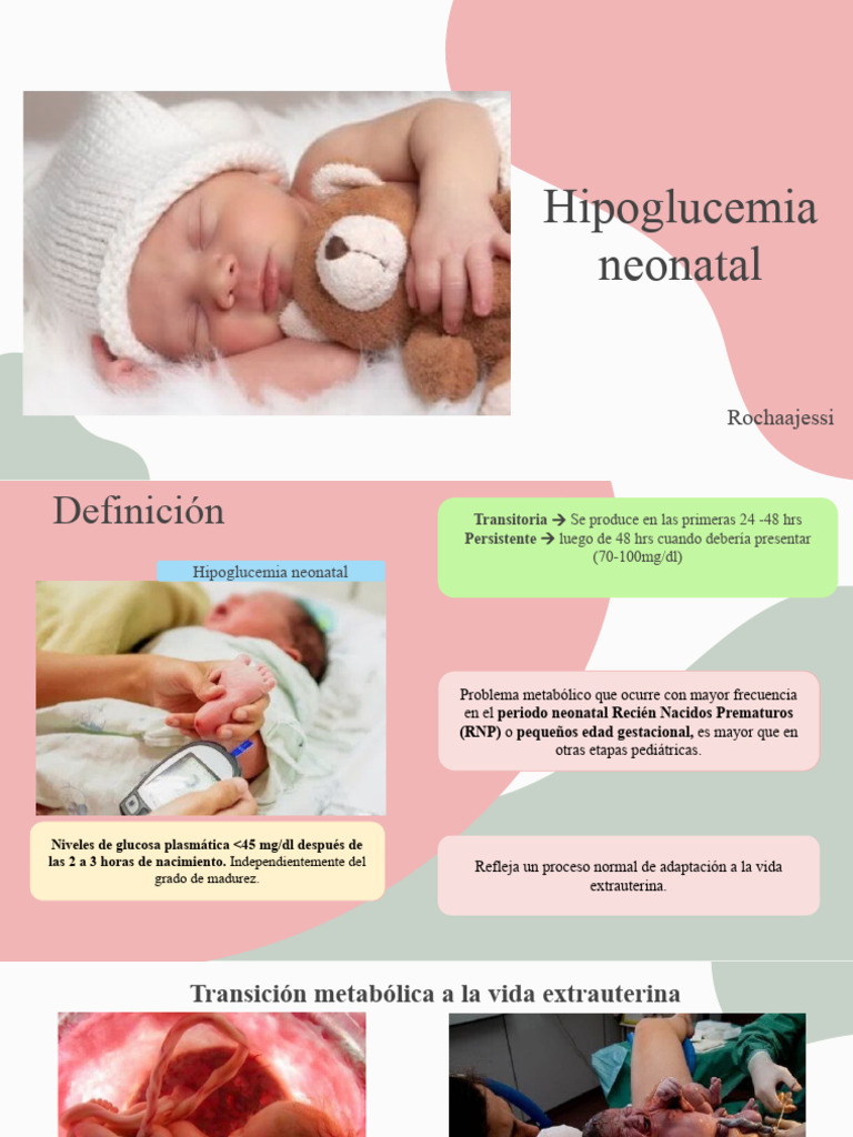 Presentacion_Hipoglucemia_neonatal_Udocz | PDF | Infantes ...