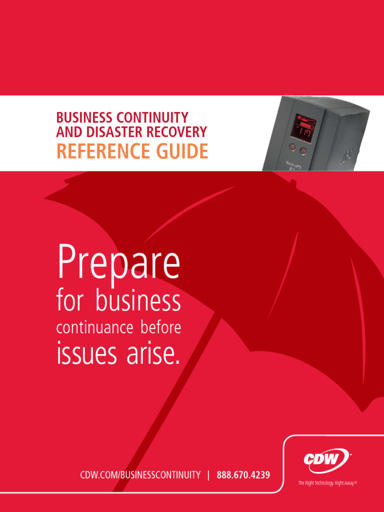 CDW Business Continuity Reference Guide 1 | PDF | Remote Desktop Services | Virtualization
