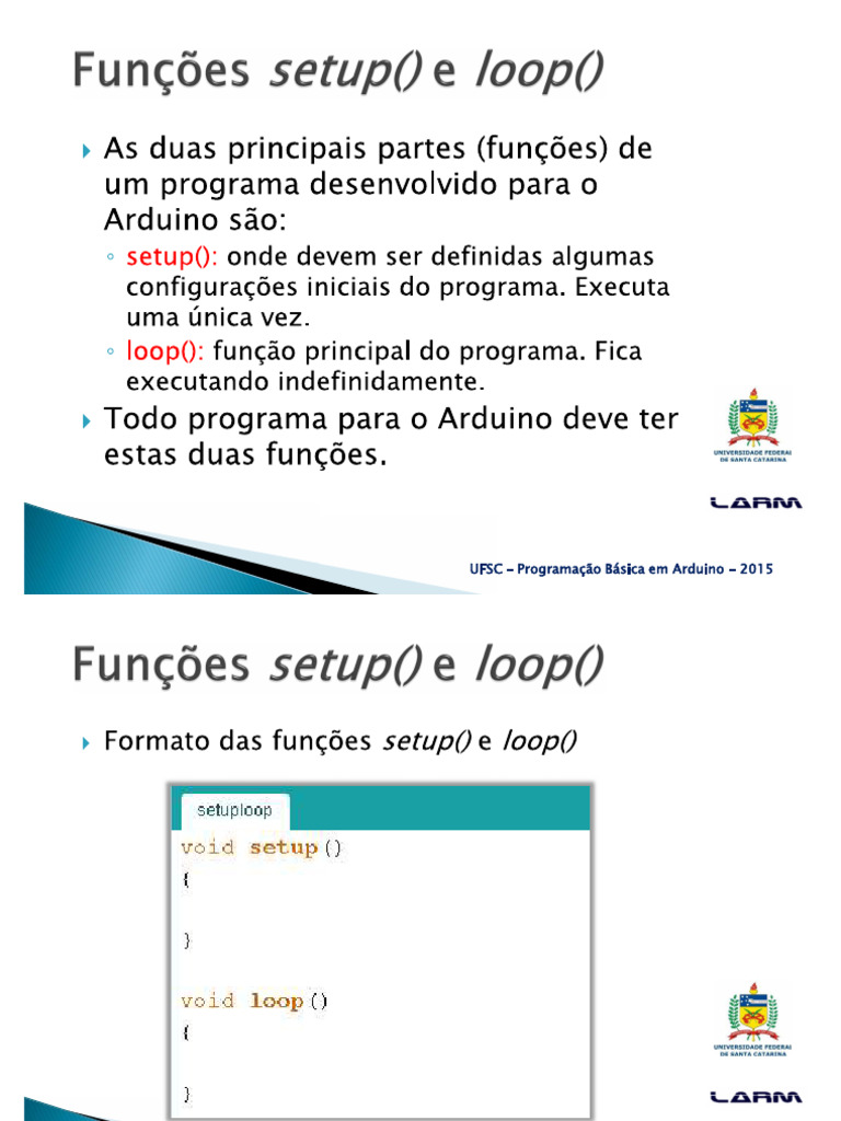 Oficina de Robótica - Arduino Aula 3 | PDF