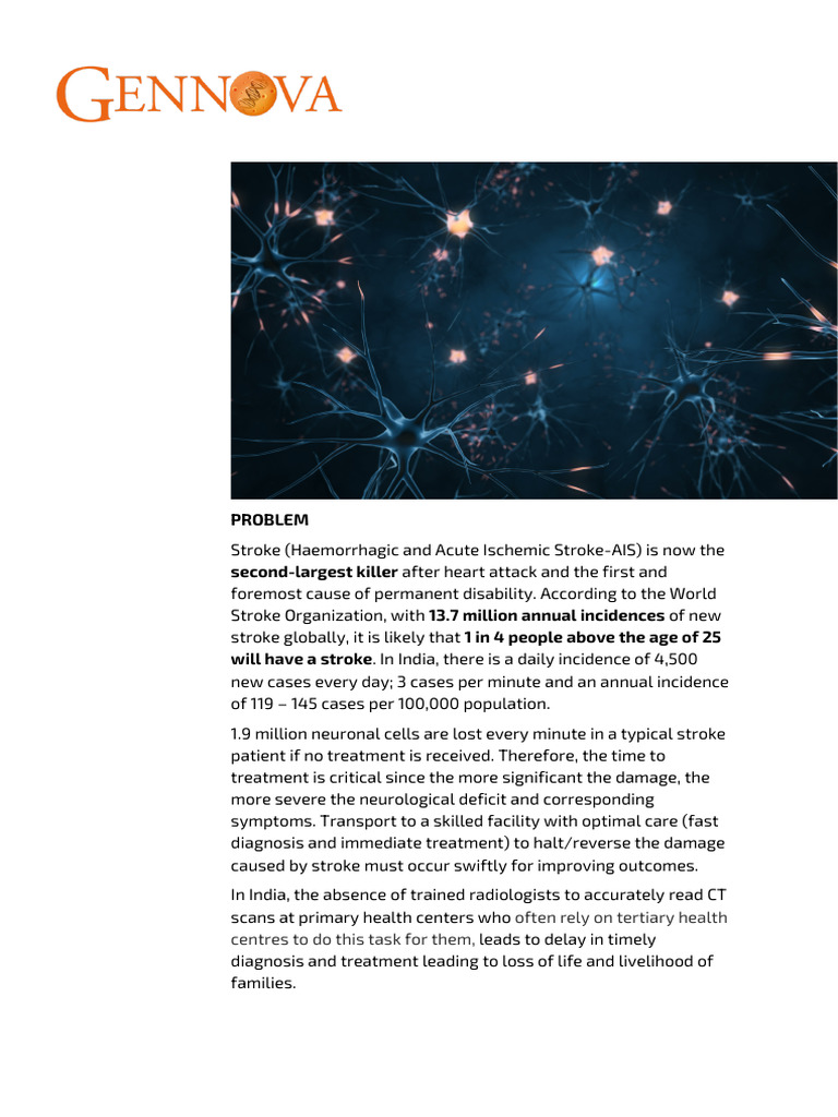 Gennova Bio PHT Program | PDF | Stroke | Diseases And Disorders