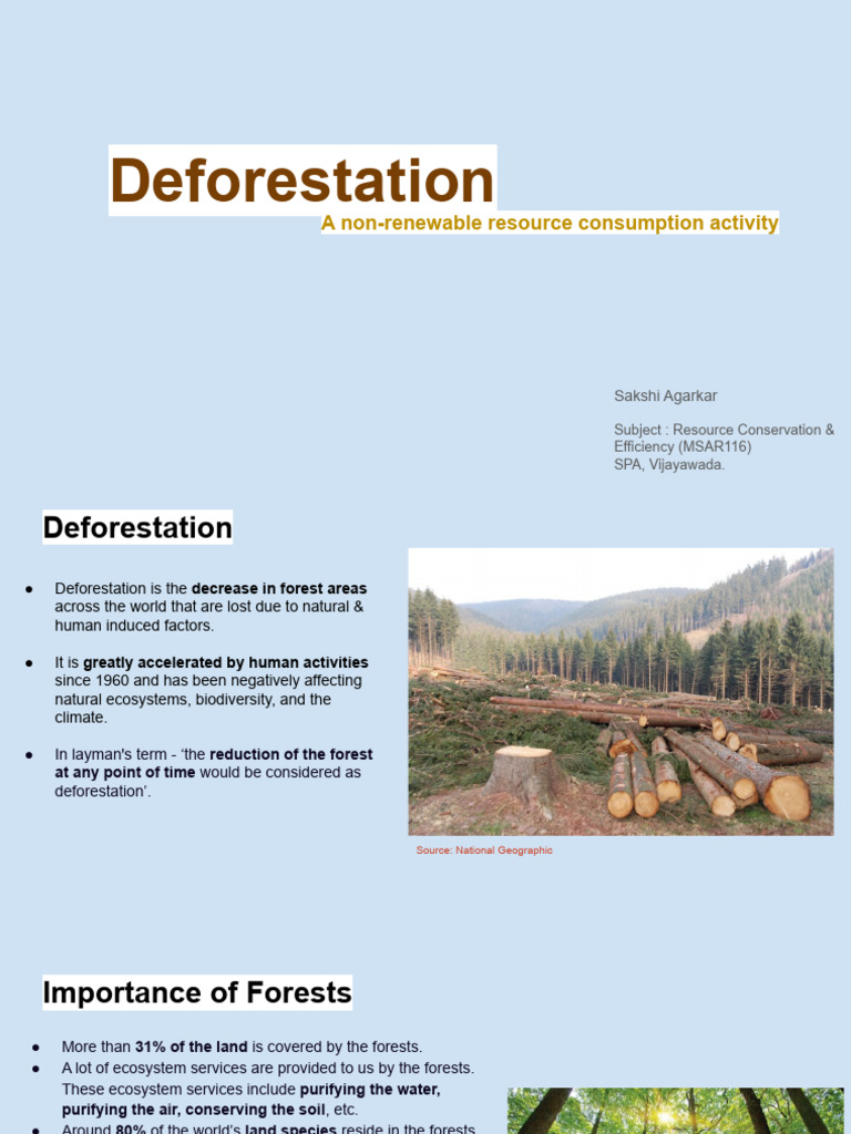 Deforestration | PDF | Deforestation | Forests