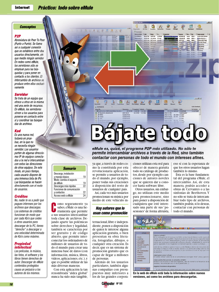 Todo sobre Emule | PDF | De igual a igual | Chat en linea
