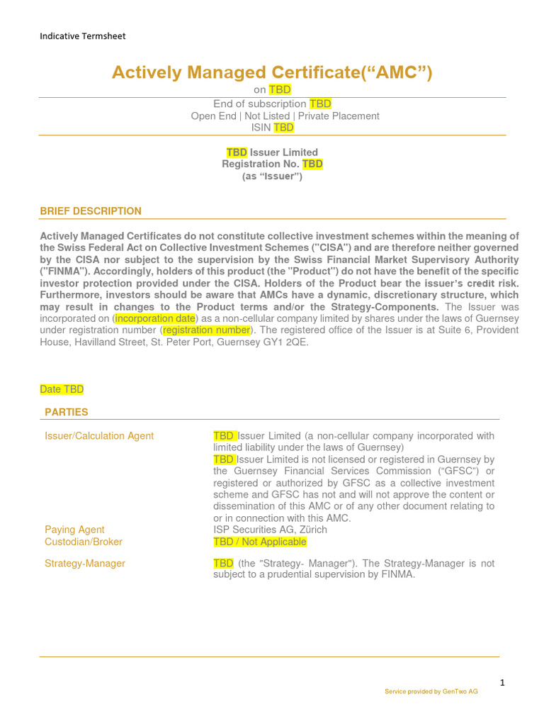 Template - AMC | PDF | Investing | Futures Contract