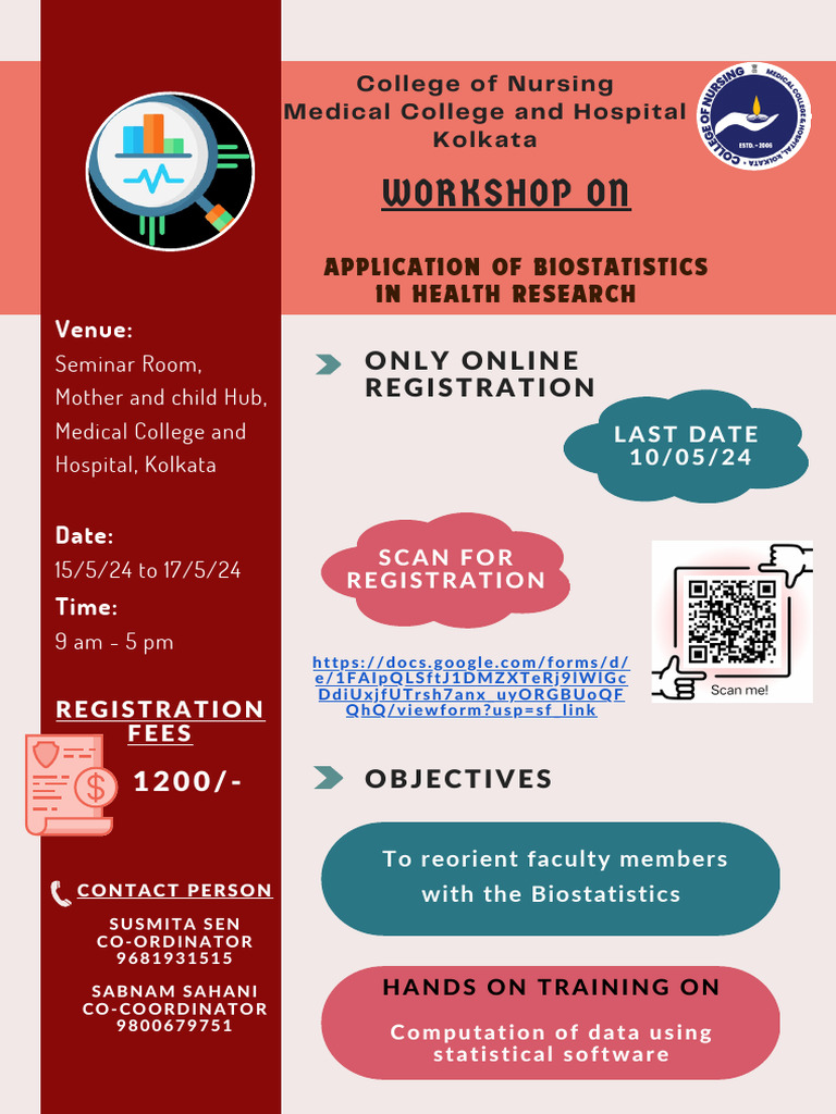 Workshop Brochure 2024 Medcon | PDF | Wellness | Science & Mathematics