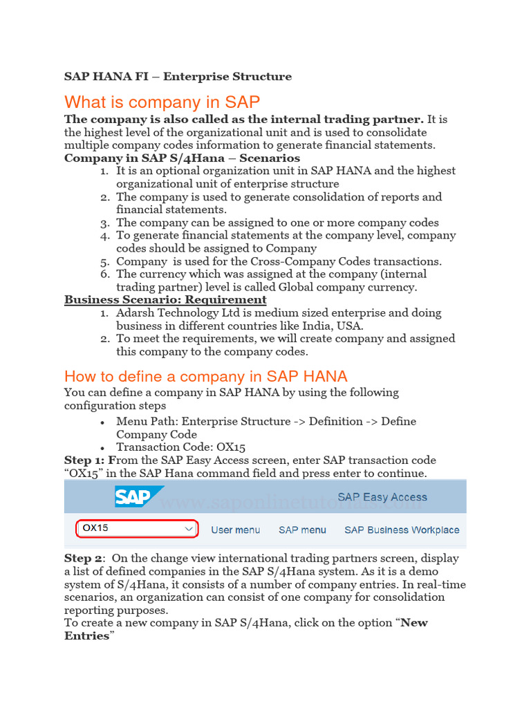 Sap Hana Fi | Download Free PDF | Fiscal Year | Income Statement