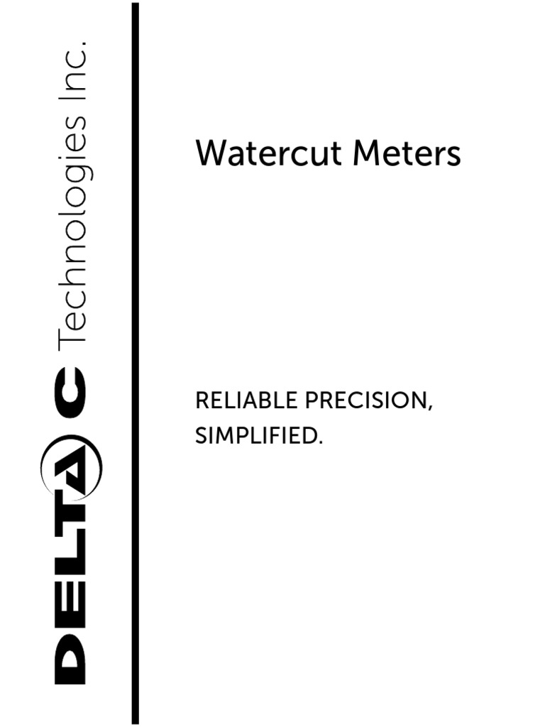 M019-01r07 - WatercutMeters - Indd Delta-C | PDF | Capacitor