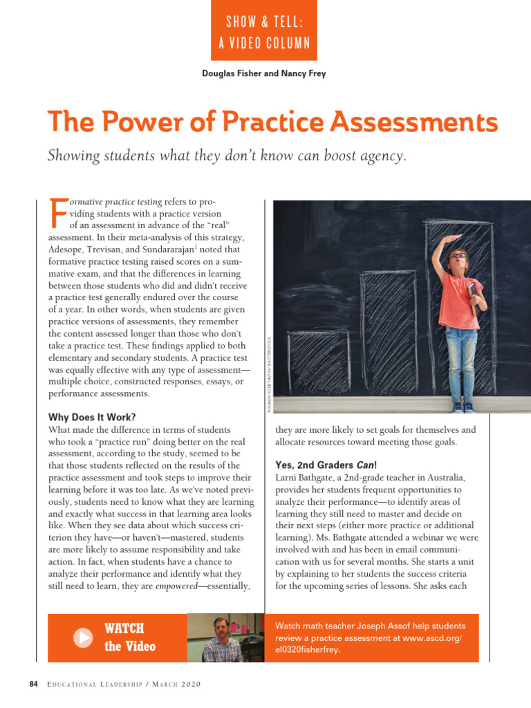 The Power of Practice Assessments | PDF | Learning | Behavior Modification