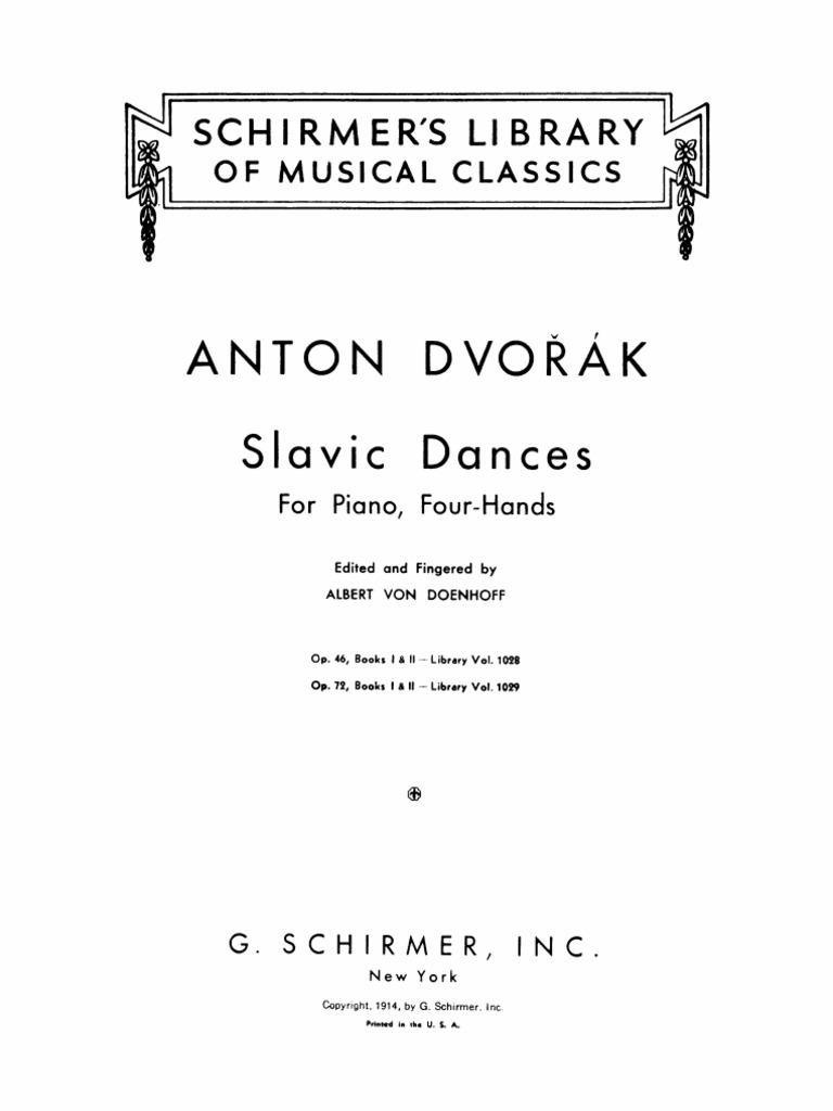 Dvorak Danses Eslaves | PDF
