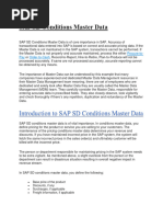 SAP SD Tables Reference Guide | PDF