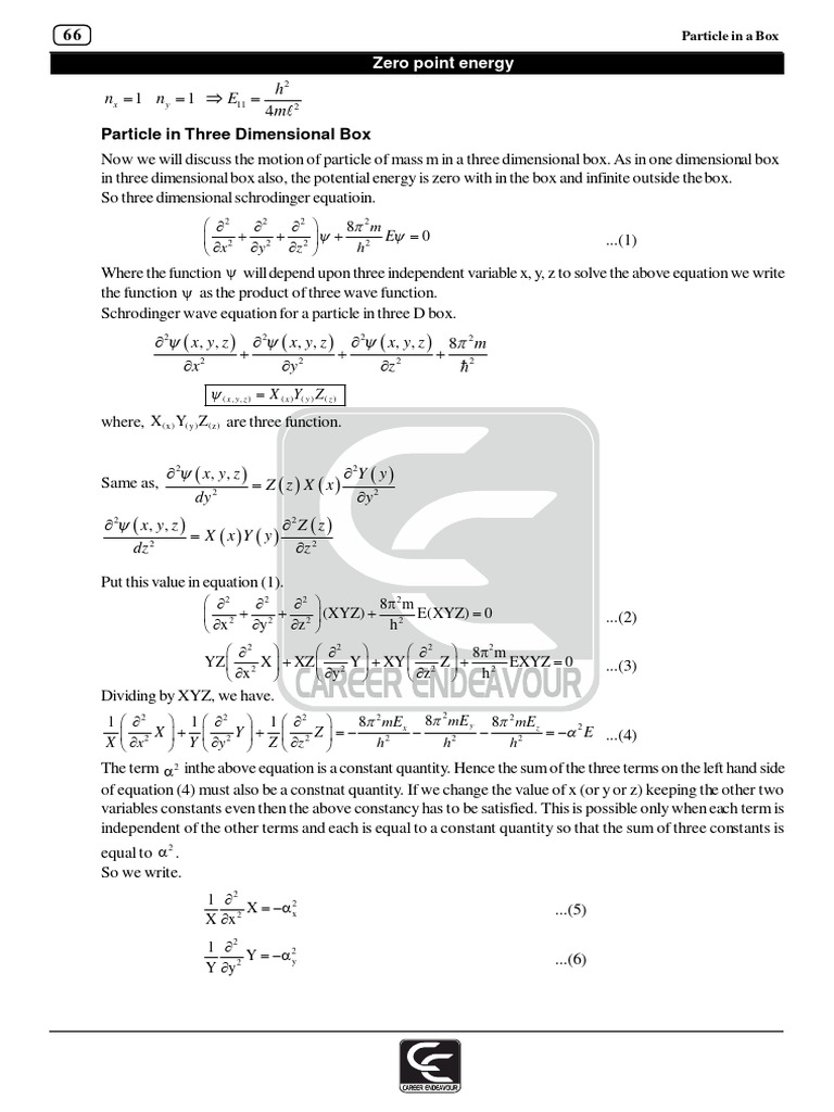 Iit Jam Atomic Structure | PDF | Schrödinger Equation | Scientific Theories