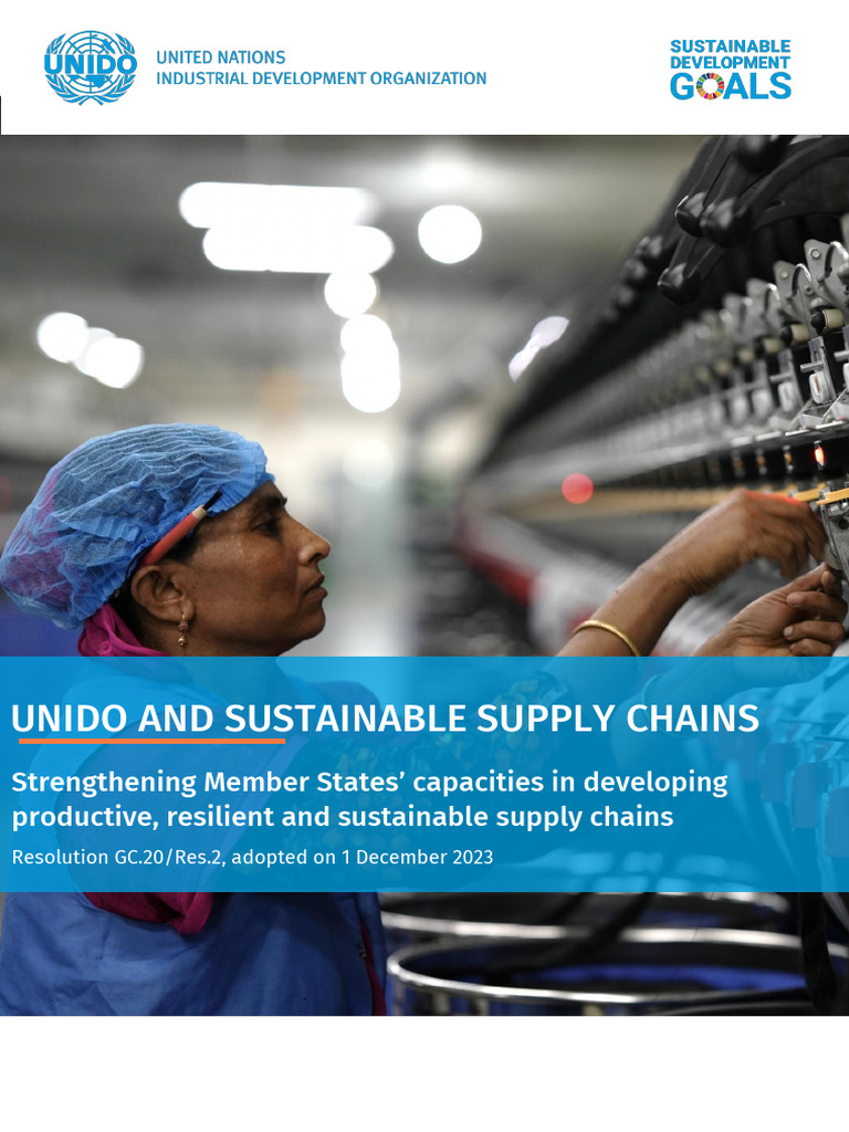 UNIDO and Sustainable Supply Chain - Resolution GC.20 | PDF | Sustainability | Supply Chain