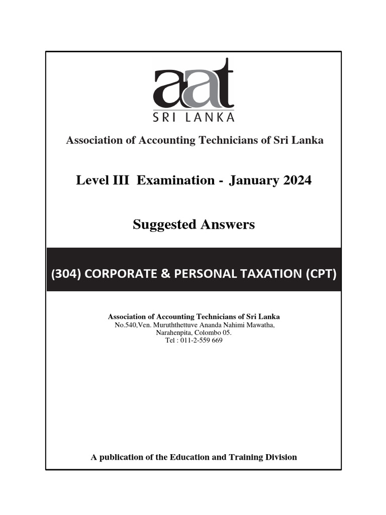 Aat 1 | Download Free PDF | Taxes | Expense