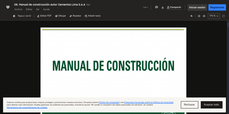 Manual de Construcción Autor Cementos Lima S.A.A PDF | PDF