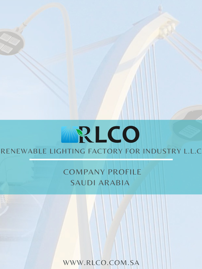 Rlco - Company Profile | PDF | Lighting | Renewable Energy