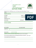 Membership Application Form | PDF