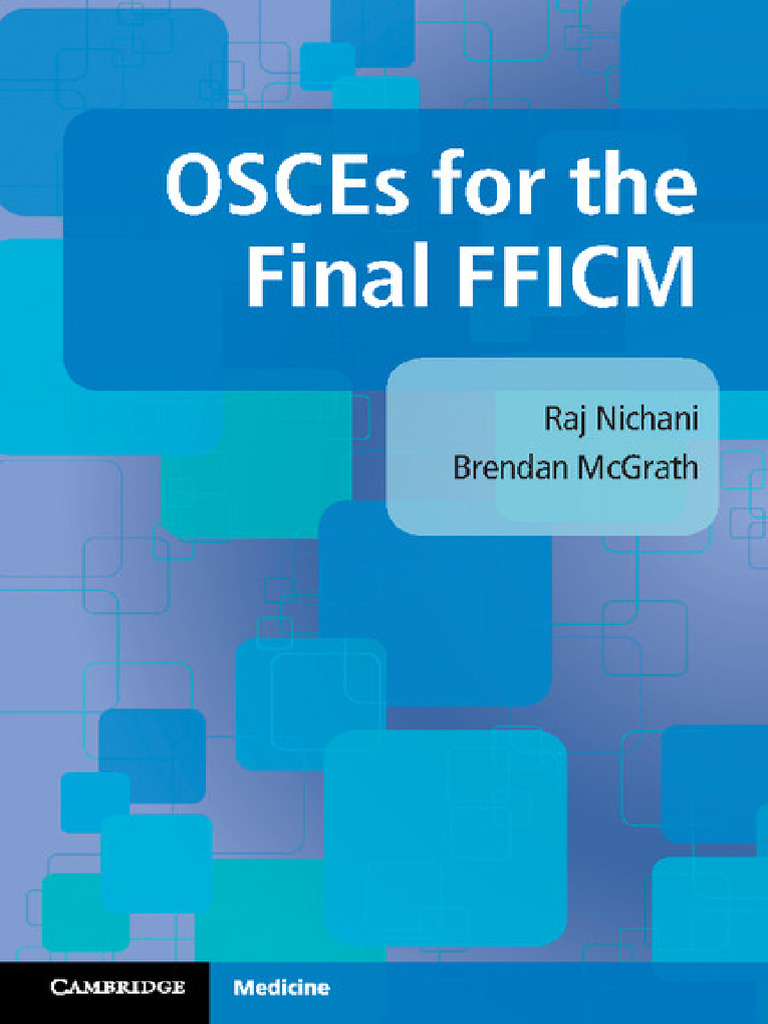 Osce for FICCM Book | PDF | Clinical Medicine | Medical Specialties