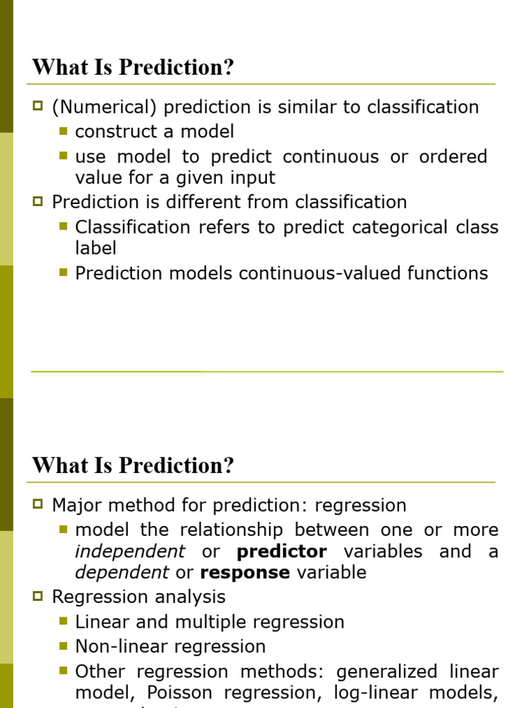 Prediction & SVM Explained | PDF | Support Vector Machine | Linear ...