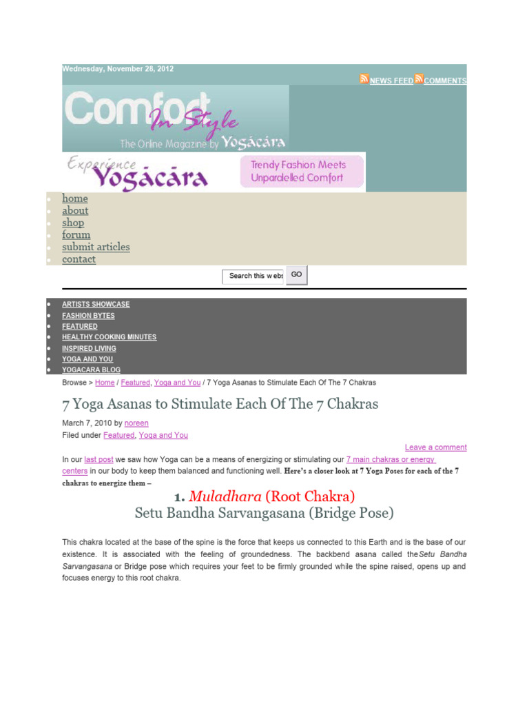 Yoga | PDF | Chakra | Yoga