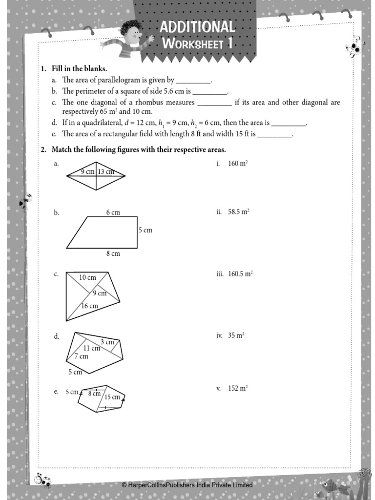 Area of Polygons-Wk 1 | PDF | Area | Euclidean Geometry