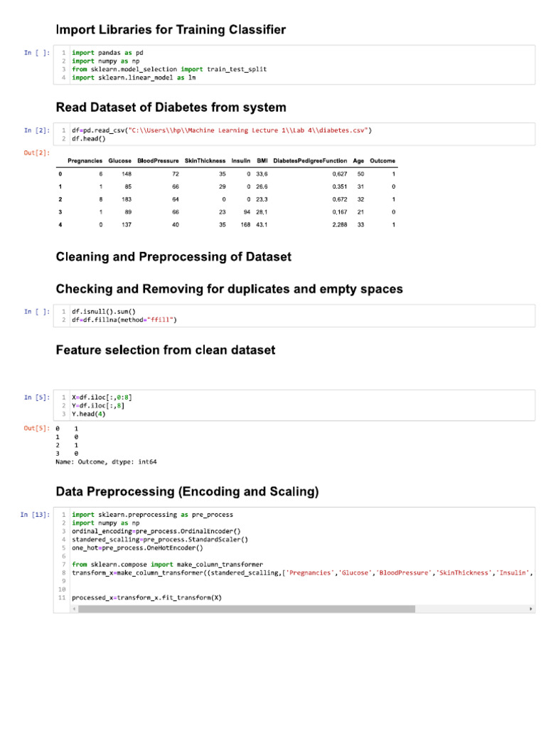 Diabetic Classification using Machine Learning | PDF