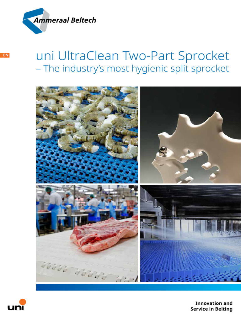 Uni Ultraclean Twopart Sprocket Katalog Ammeraal Beltech 2021 En Pdf