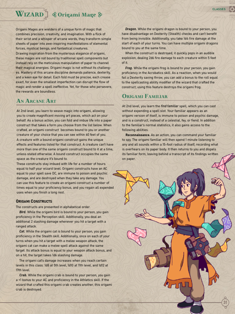 Origami Mage Master | PDF