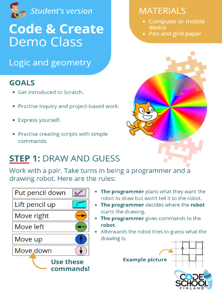Scratch Finland 25 May 2023 Student Handout | PDF
