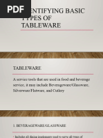 Identifying and Selecting Dinnerware, Holloware, Linen | PDF ...