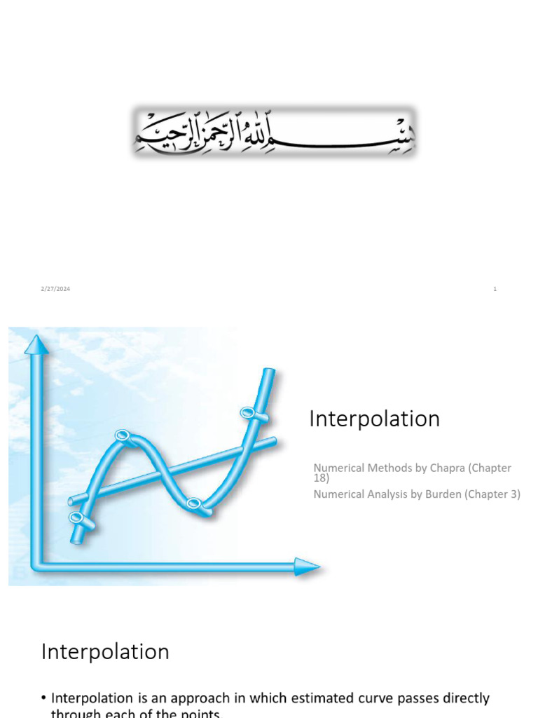 Lec # 11 Polynomial Interpolation | PDF | Interpolation | Finite Difference