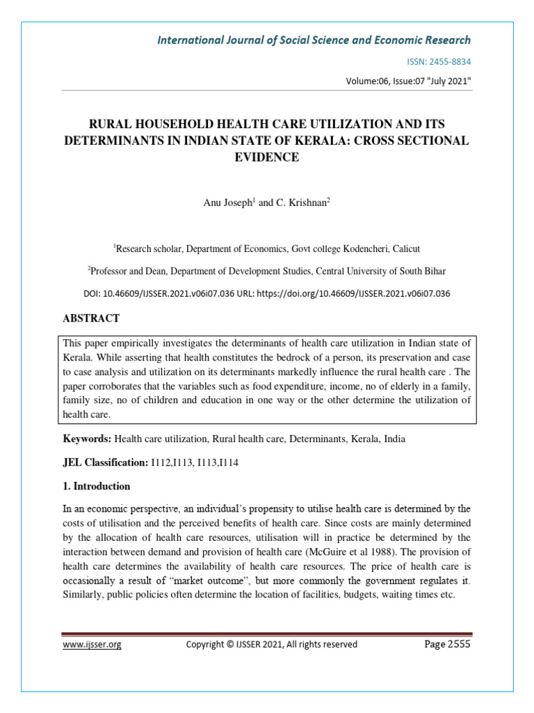 Anu Joseph Paper | PDF | Linear Regression | Dependent And Independent Variables