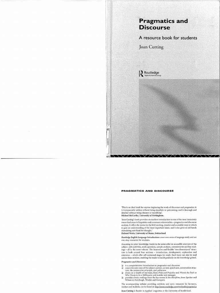 Pragmatics and Discourse | PDF