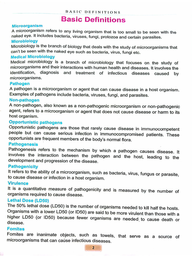 Microbiology Unit 1 Pdf