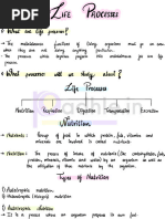 Biology Class 10 CH 1 Notes | PDF | Digestion | Human Body