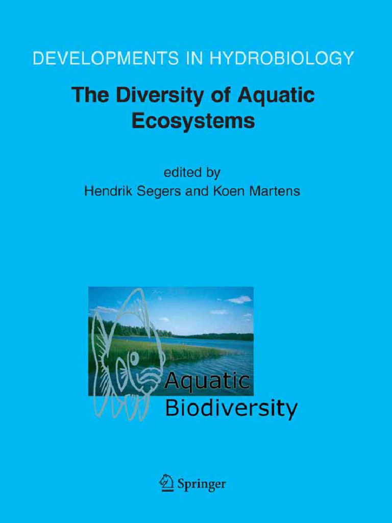 Aquatic Biodiversity II The Diversity of Aquatic Ecosystems ...