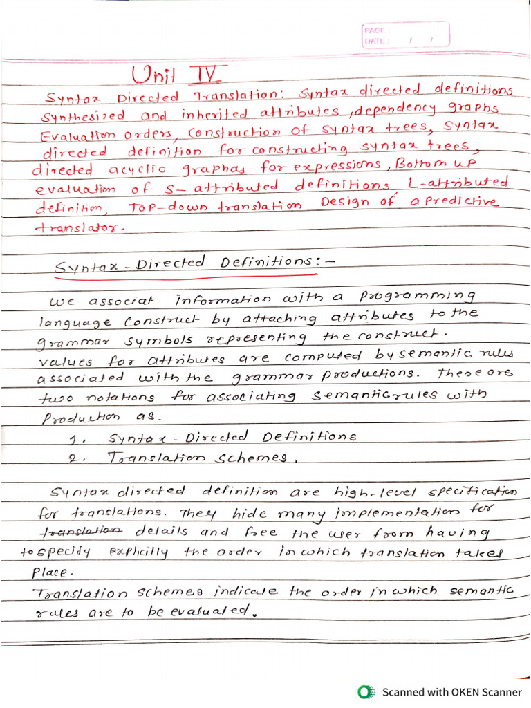Unit 4 CD Notes | PDF